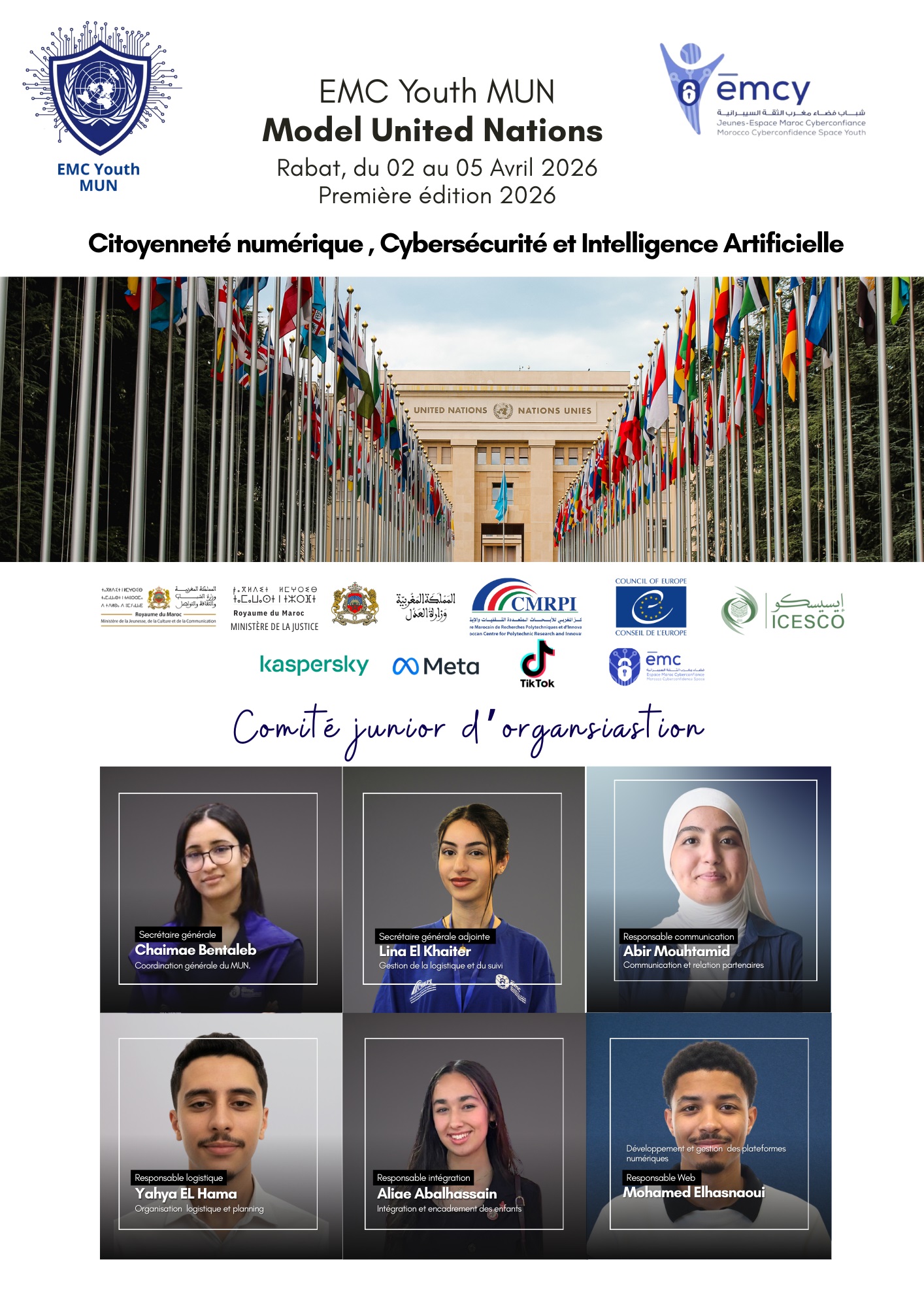 EMC soutient la première édition du EMC Youth Model United Nations (MUN ...